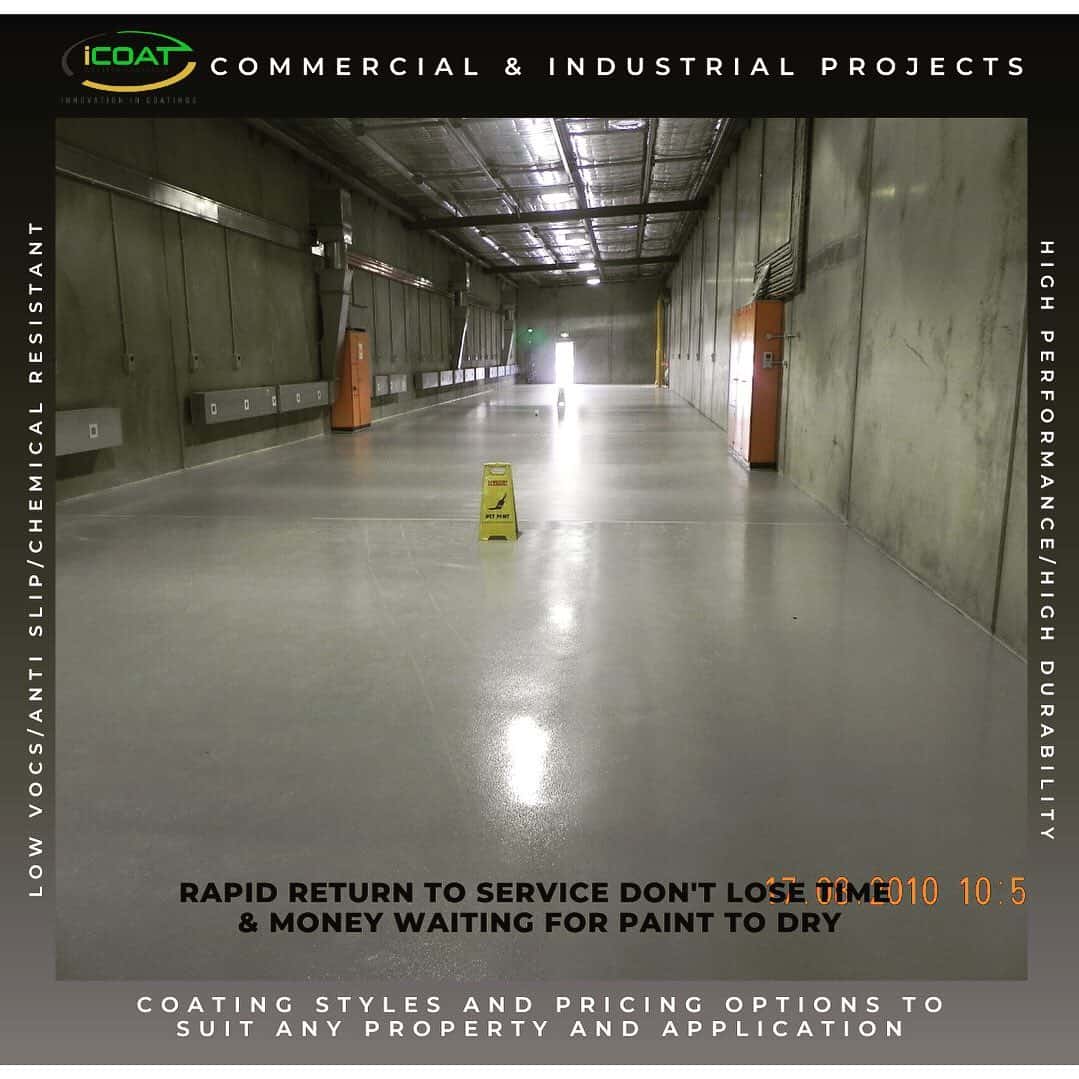 Commercial and Industrial Epoxy Floors - iCoat Concrete Floor ...